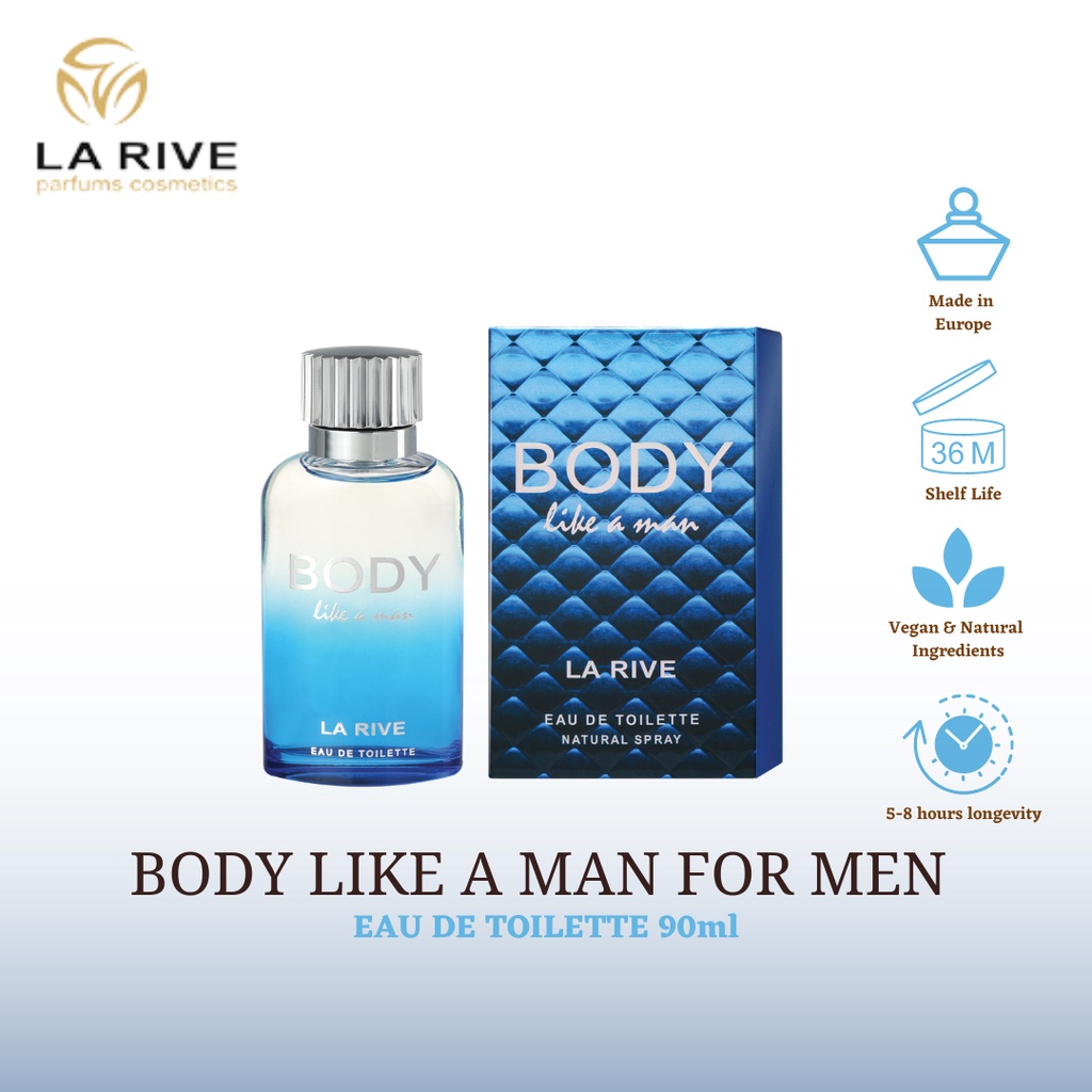 La Rive Body like a Man edt (90ml) | Shopee Malaysia
