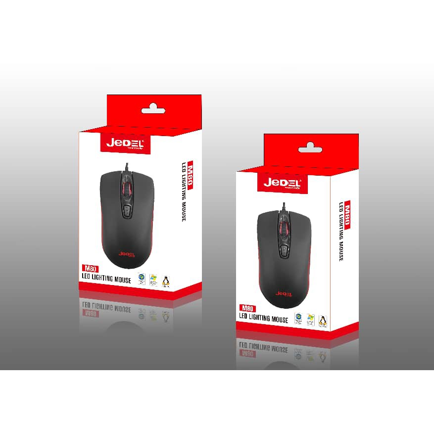 【JEDEL】 JEDEL M80 RGB Colourful Rainbow LED USB Optical Wired Gaming ...