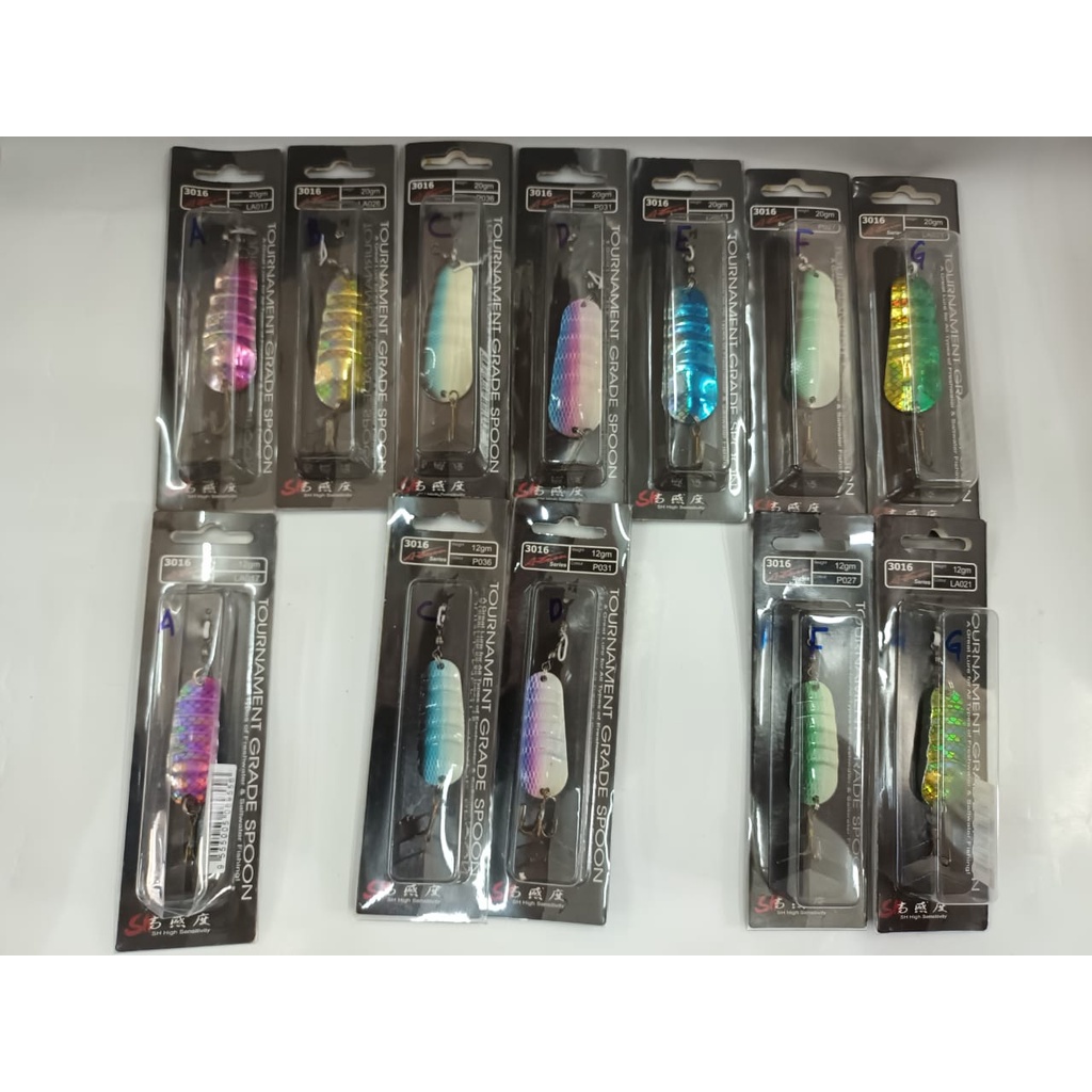 SEAHAWK 3016 (A TOM)TOURNAMENT GRADE SPOON(12g/20g) | Shopee Malaysia
