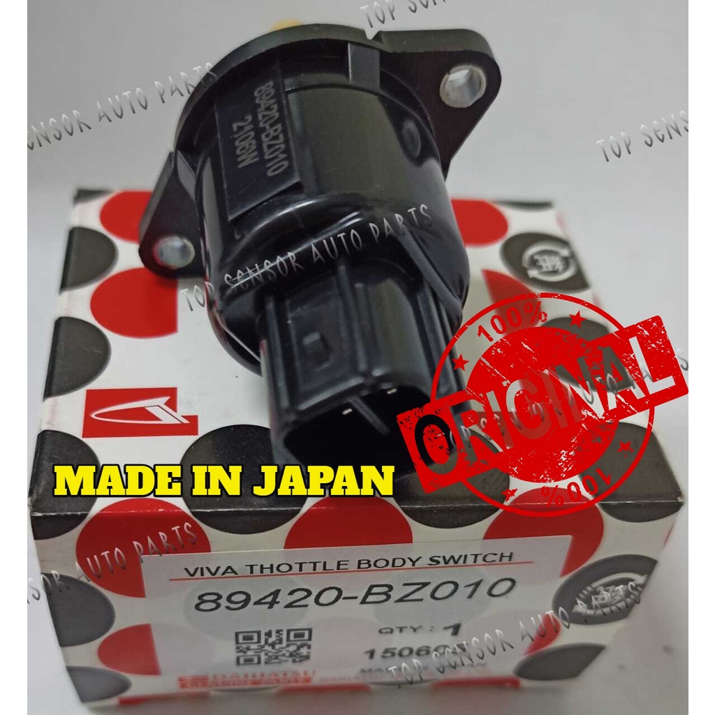 PERODUA VIVA THOTTLE BODY SWITCH/IDLE VALVE MADE IN JAPAN (89420-BZ010 ...