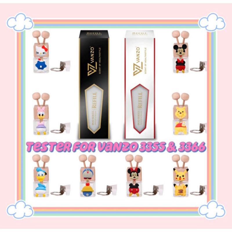 Tester For Vanzo 3355 Classic Blossom /3366 English Pear Freesia Car ...