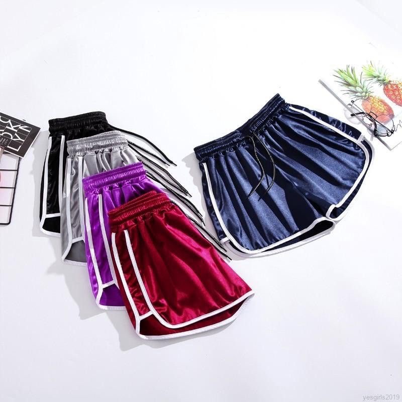 Ulzzang Plus Size Wide Leg Shorts Running Sports Short Pants Slack ...