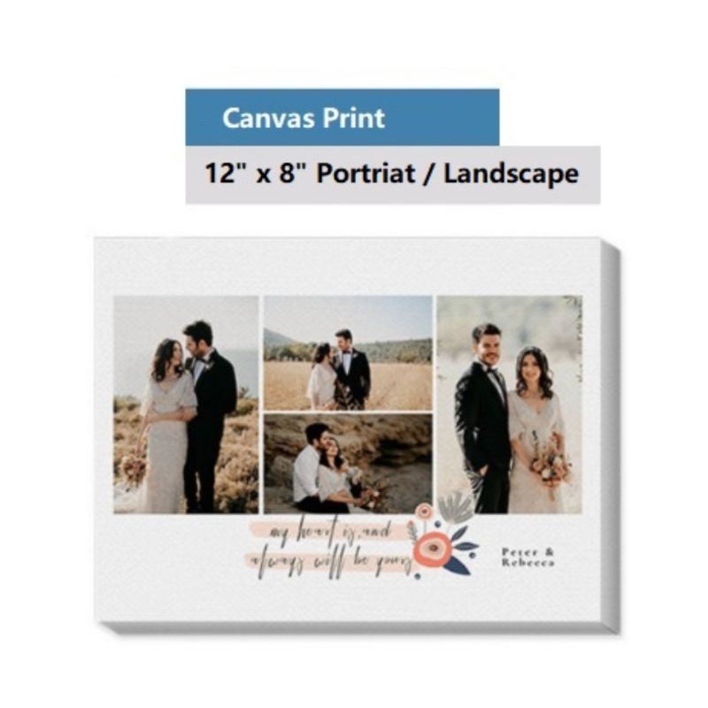Photobook Malaysia - Canvas Air 12" x 8" Portrait/Landscape, 1 Piece ...
