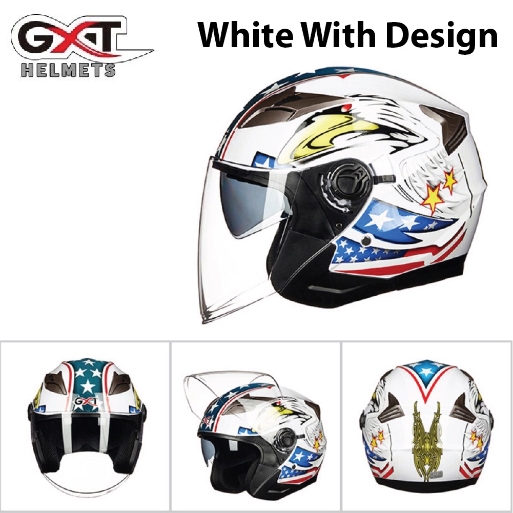 GXT™ Helmet motor Topi keledar motosikal helmet double visor motorcycle ...