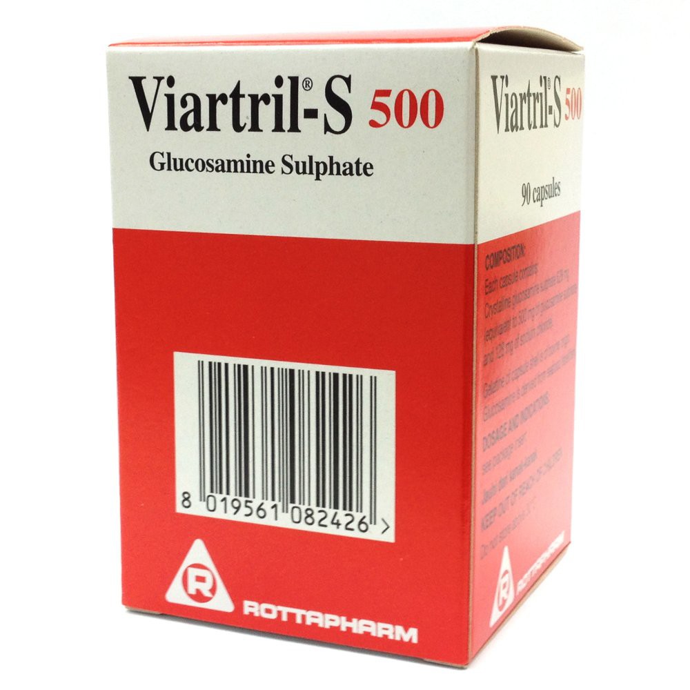 (Original) Viartril-S Glucosamine 500mg 90cap (Exp May 2025) Joint ...