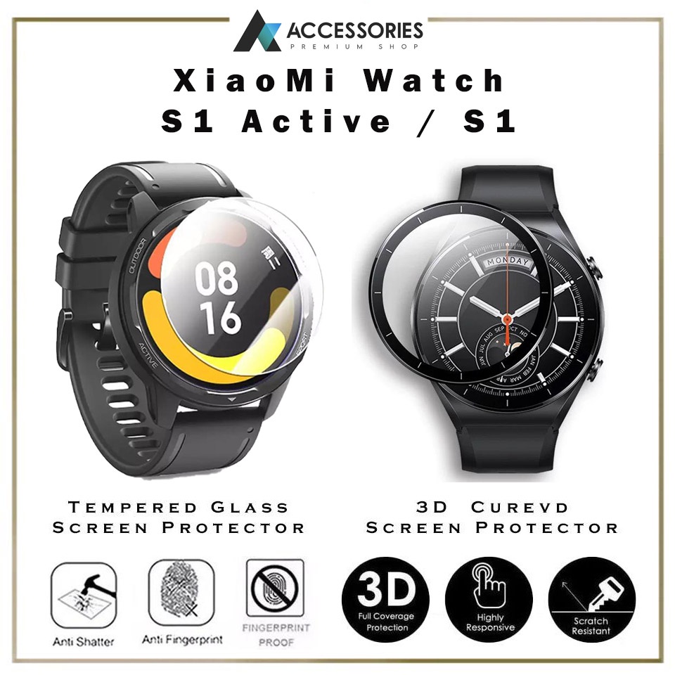 XiaoMi Watch S1 Active | Watch S1 | Watch S1 Pro 3D Screen Protector ...
