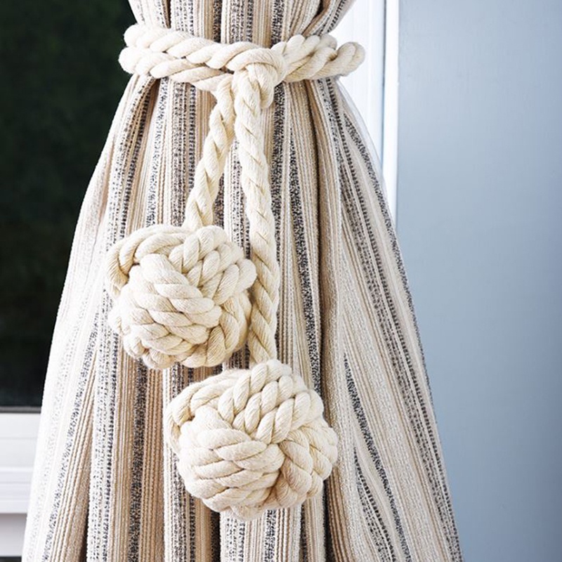 Ball Ropes Curtain Buckle Curtain Tiebacks Lashing Hanging Ball Ropes ...