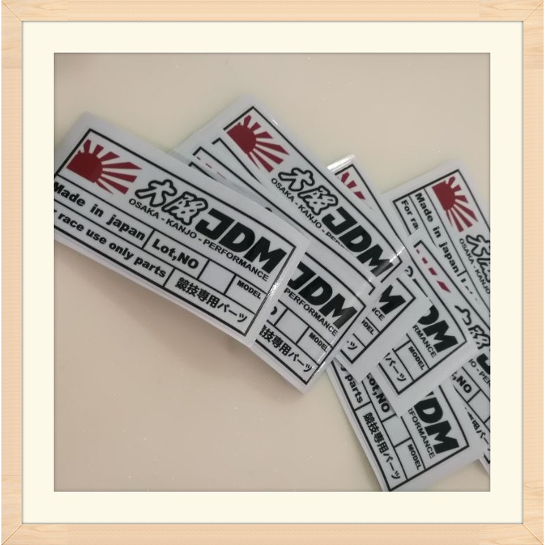 JDM OSAKA KANJO Honda Toyota Mitsubishi Daihatsu Decal Sticker J043 ...