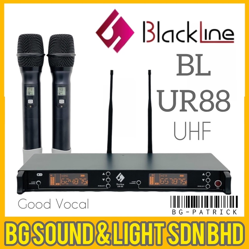 BL UR88 UHF Professional Wireless Microphone | Shopee Malaysia