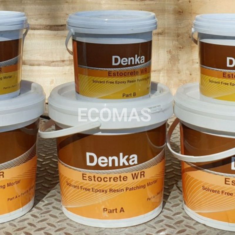 DENKA ESTOCRETE WR (6L SET) High Strength Solvent Free Epoxy Resin ...