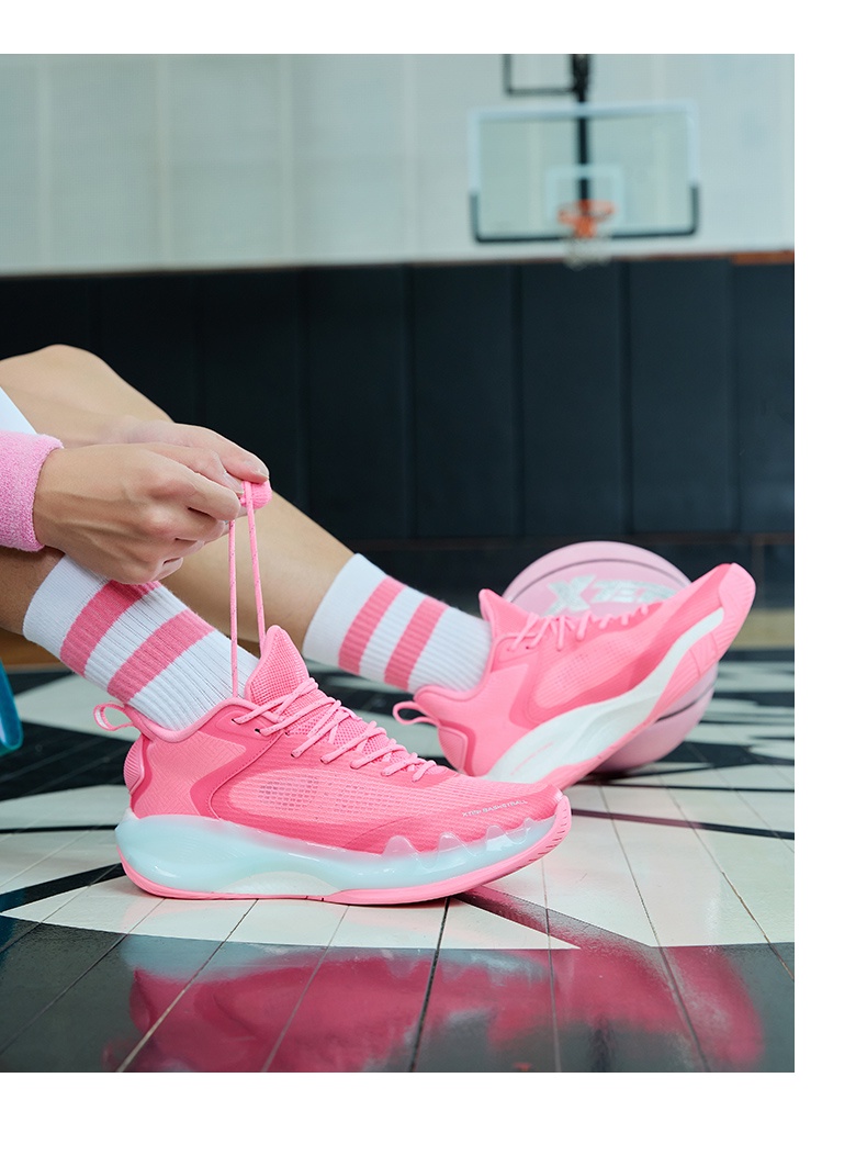 Xtep Light Attack Men Basketball Shoes Fashion Sneaker High-Top Combat ...