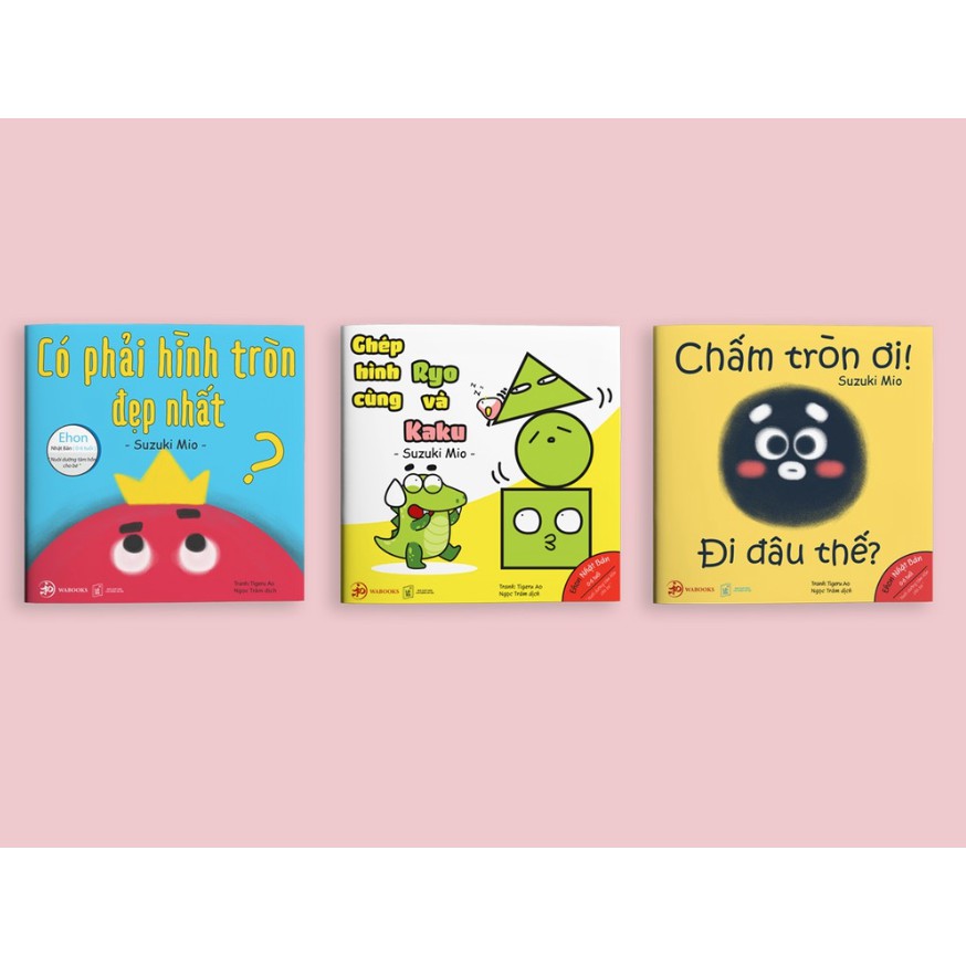 Book - Combo Ehon The Magic of Shapes - Set of 3 (Japanese Ehon 0-6 ...