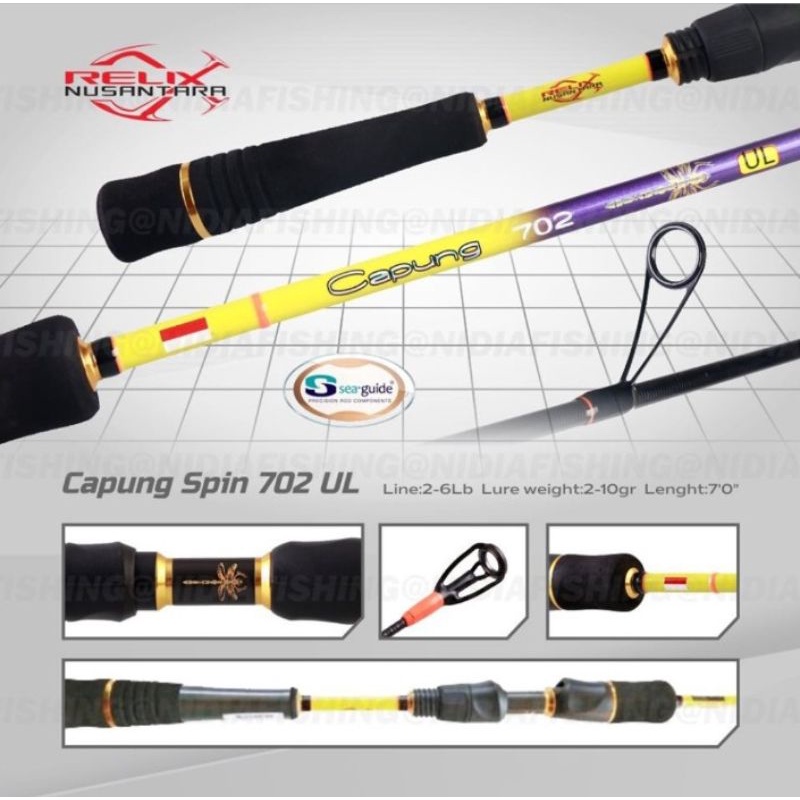 Relix Nusantara Capung 702 UL (Spinning) | Shopee Malaysia