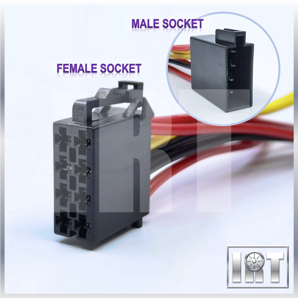 8 Pin Player Socket Gen2 Persona Preve Wira Saga VVT FLX Proton Audio ...