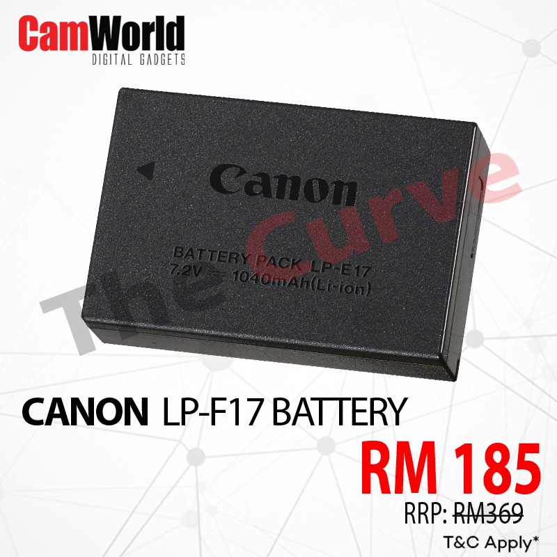 CANON LP-E17 BATTERY Pack (Original) | Shopee Malaysia