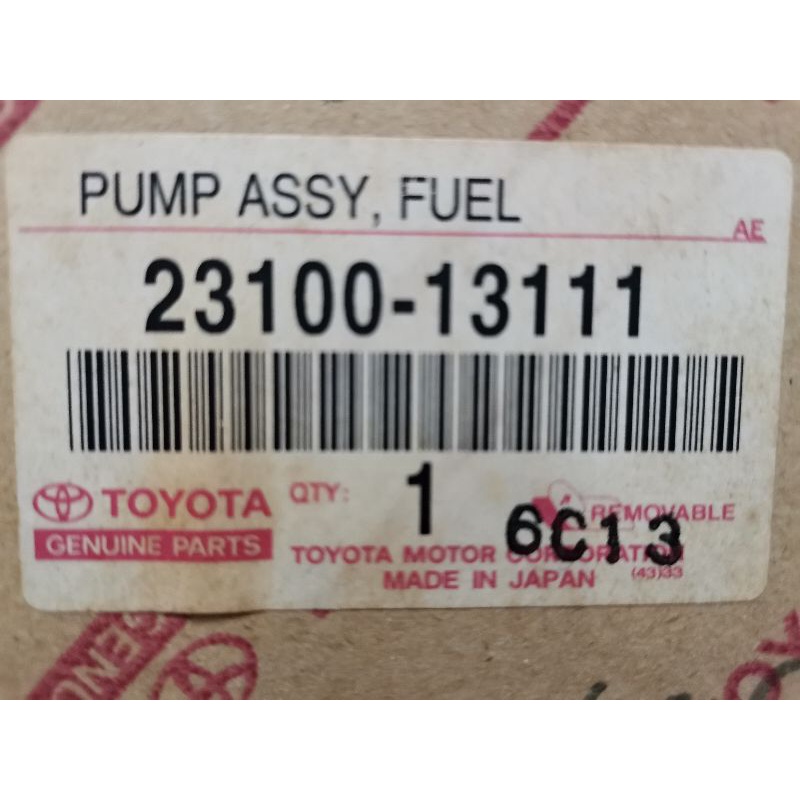 GENUINE TOYOTA AC FUEL PUMP 23100-13111 KM36 LITEACE | Shopee Malaysia