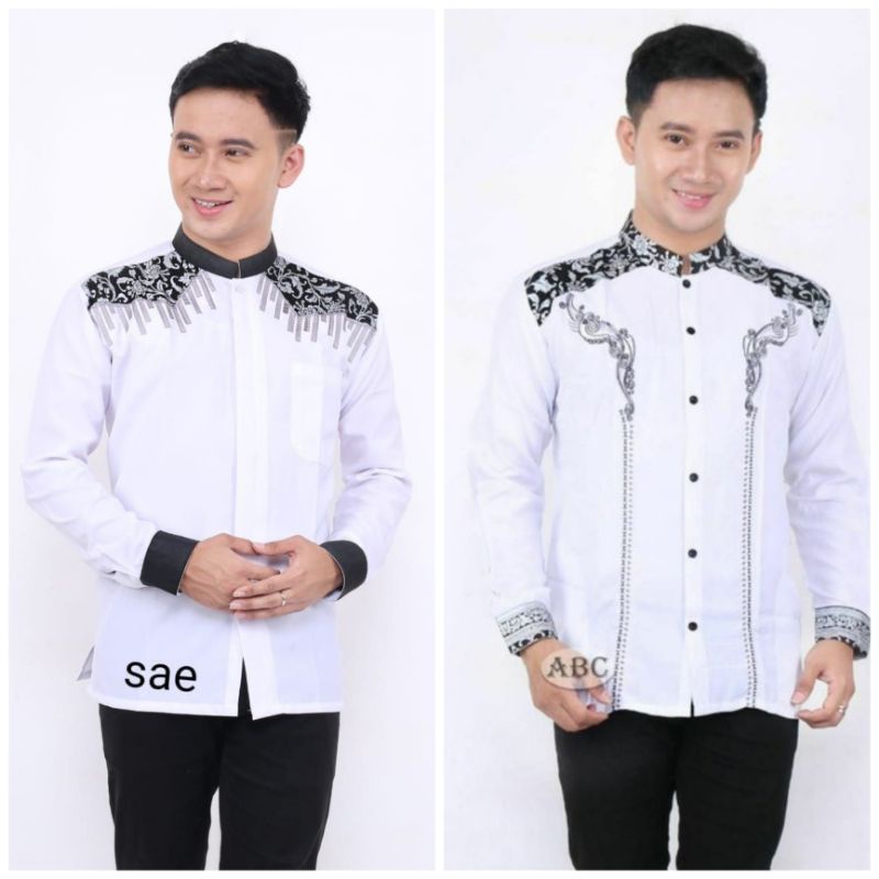 KEMEJA Koko Shirt For Men Gus Azmi Moslem Muslimin Combination Of KOKO ...