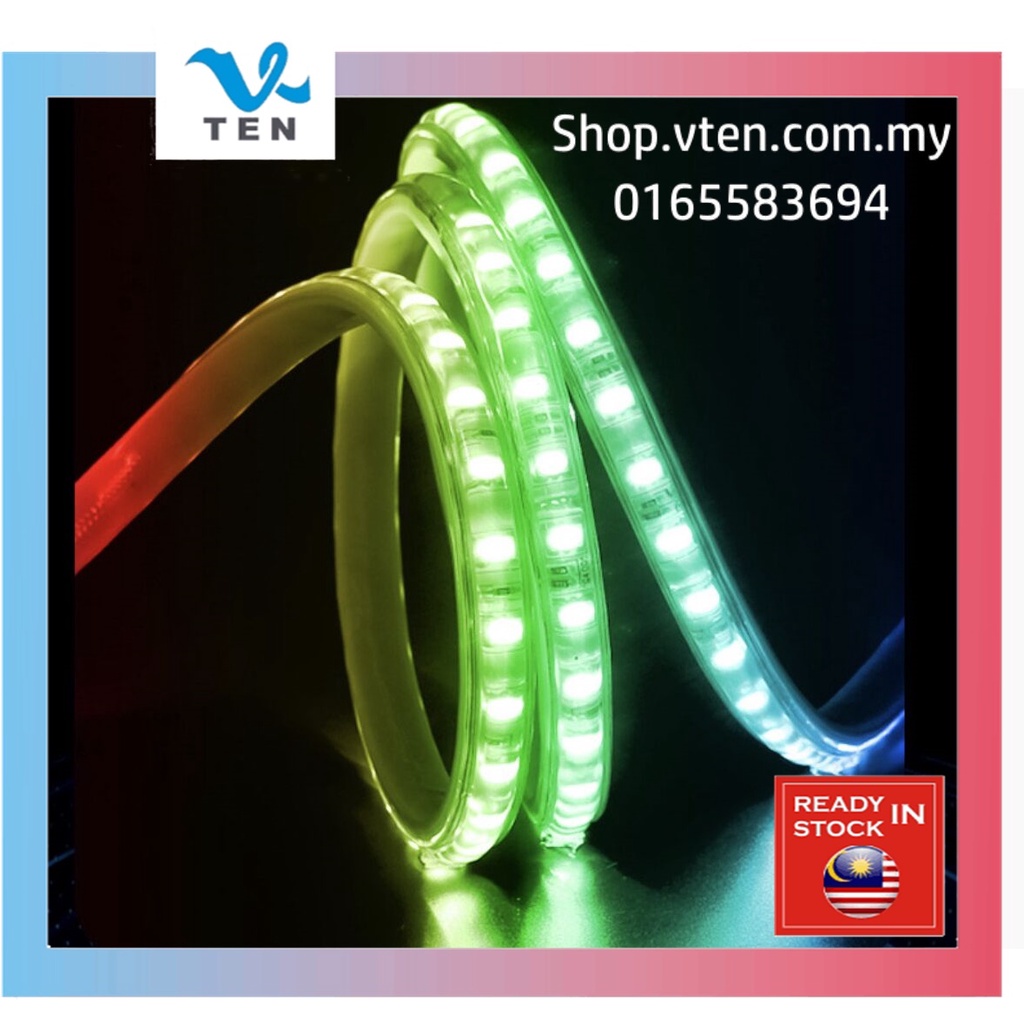 🔥🇲🇾PROMO!!🔥 81meter - 100meter 240V IP65 RGB5050 Auto Running Magic ...