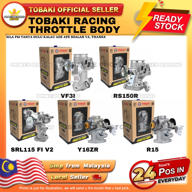 VF3I/ RS150R/ SRL115 FI/ Y16ZR/ R15 TOBAKI RACING THROTTLE BODY WITH ...
