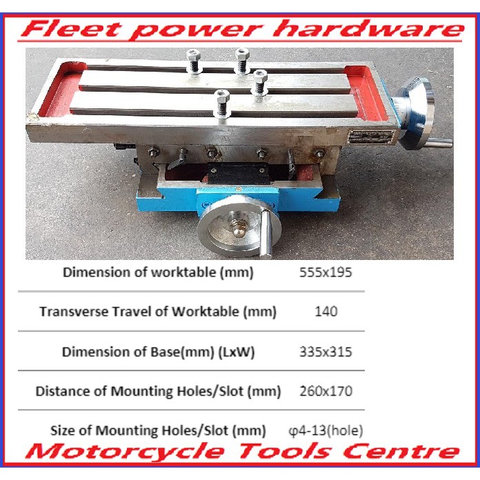 cross table drilling milling drill mill grinder lead screw x y axis set ...
