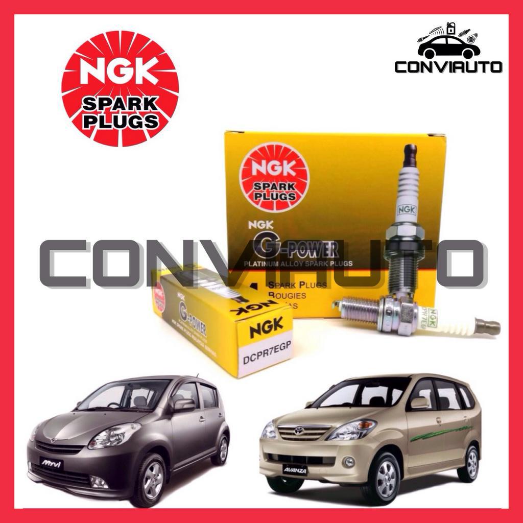 PERODUA MYVI TOYOTA AVANZA 07' NGK SPARK PLUG DCPR7EGP 4PCS/1SET 100% ...