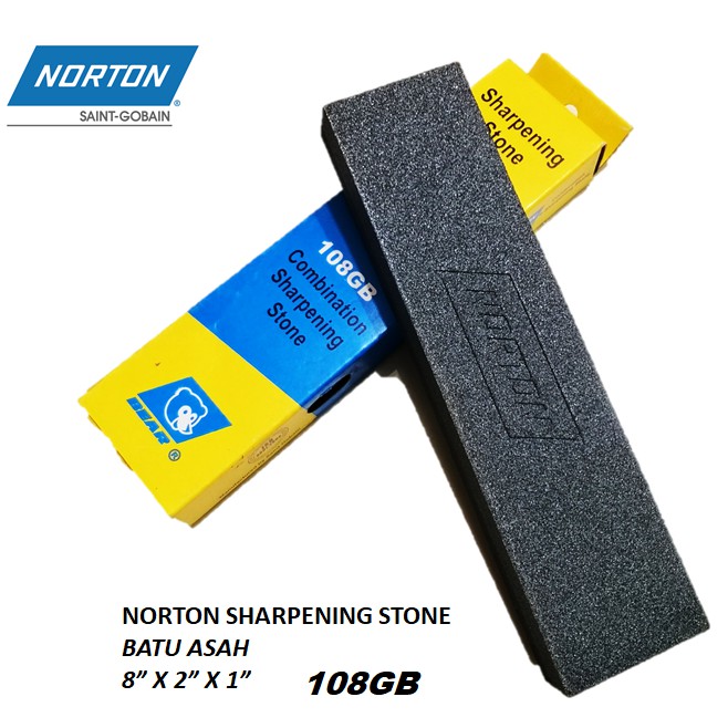 NORTON 108GB COMBINATION SHARPENING STONE (BATU ASAH) | Shopee Malaysia