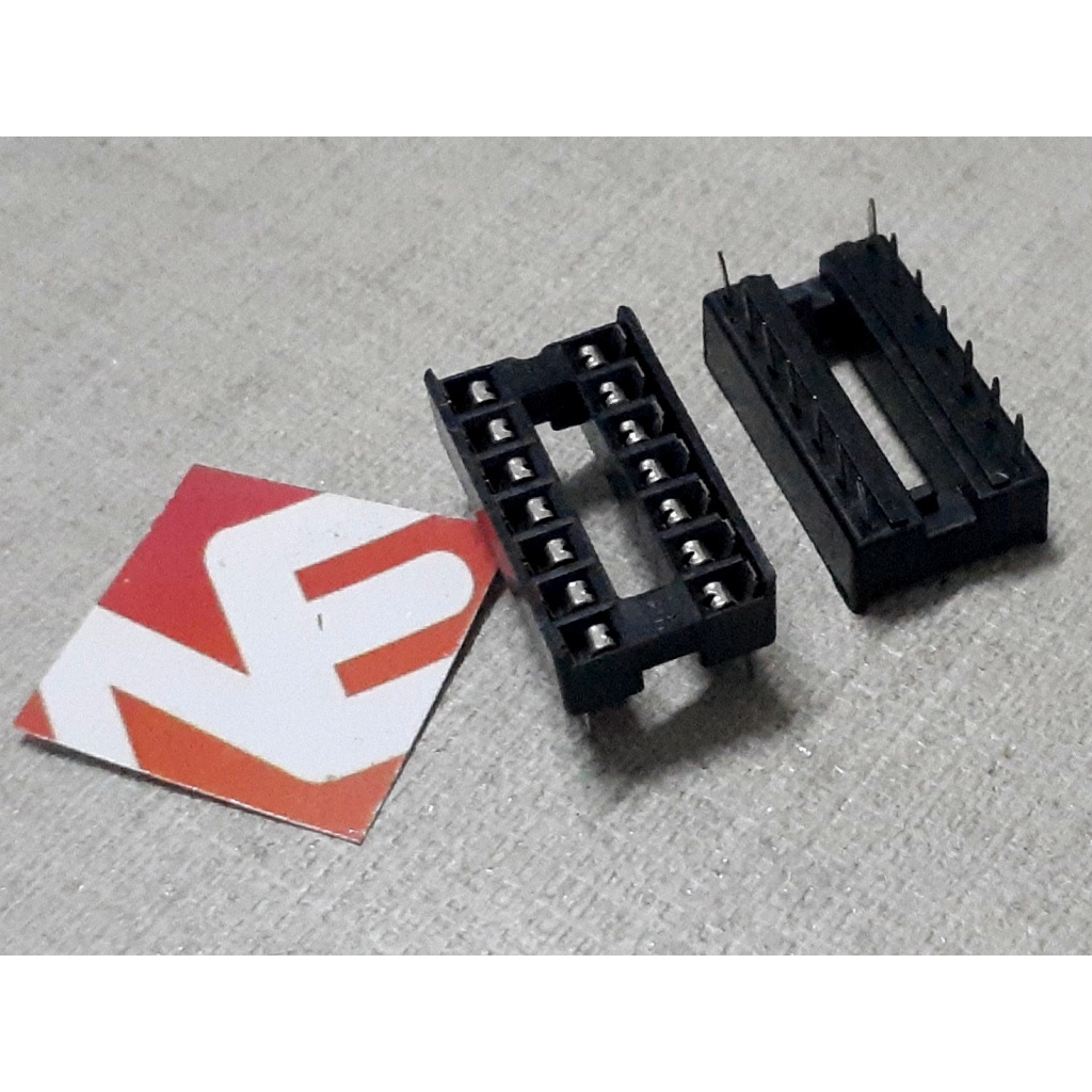 IC Socket 14 Pin 2 Unit DIP Chip Base 14P 16 Pin | Shopee Malaysia