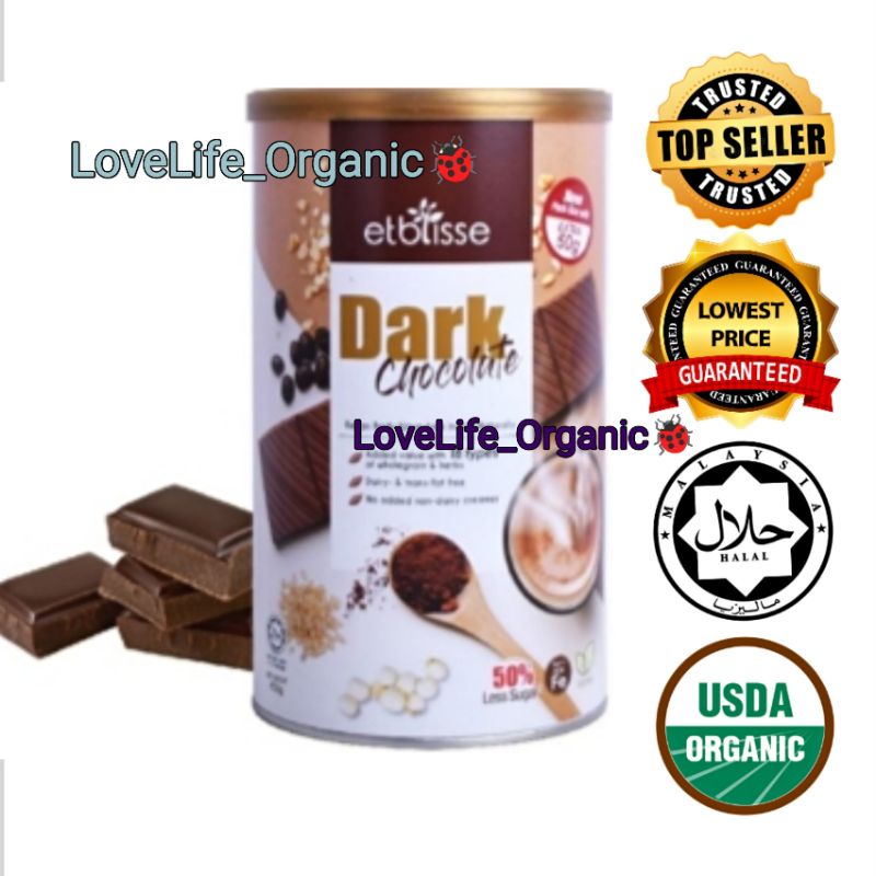ETBLISSE DARK CHOCOLATE 450G EXP:11/2026 | Shopee Malaysia