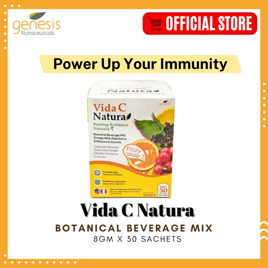Vida C Natura (8gm x 30 sachets) | Immune Booster | Natural Vitamin C ...
