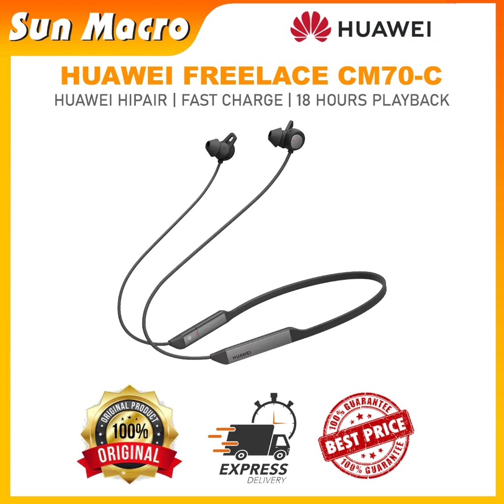 ORIGINAL HUAWEI FREELACE CM70-C | Shopee Malaysia