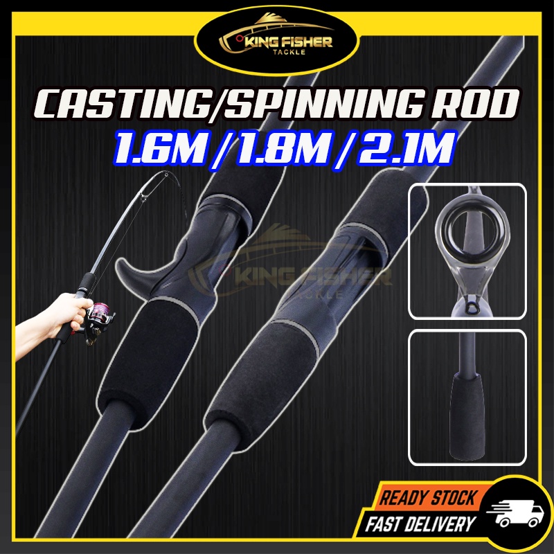 KFT Fishing Rod Joran Pancing Batang Mancing Casting Spinning Carbon ...