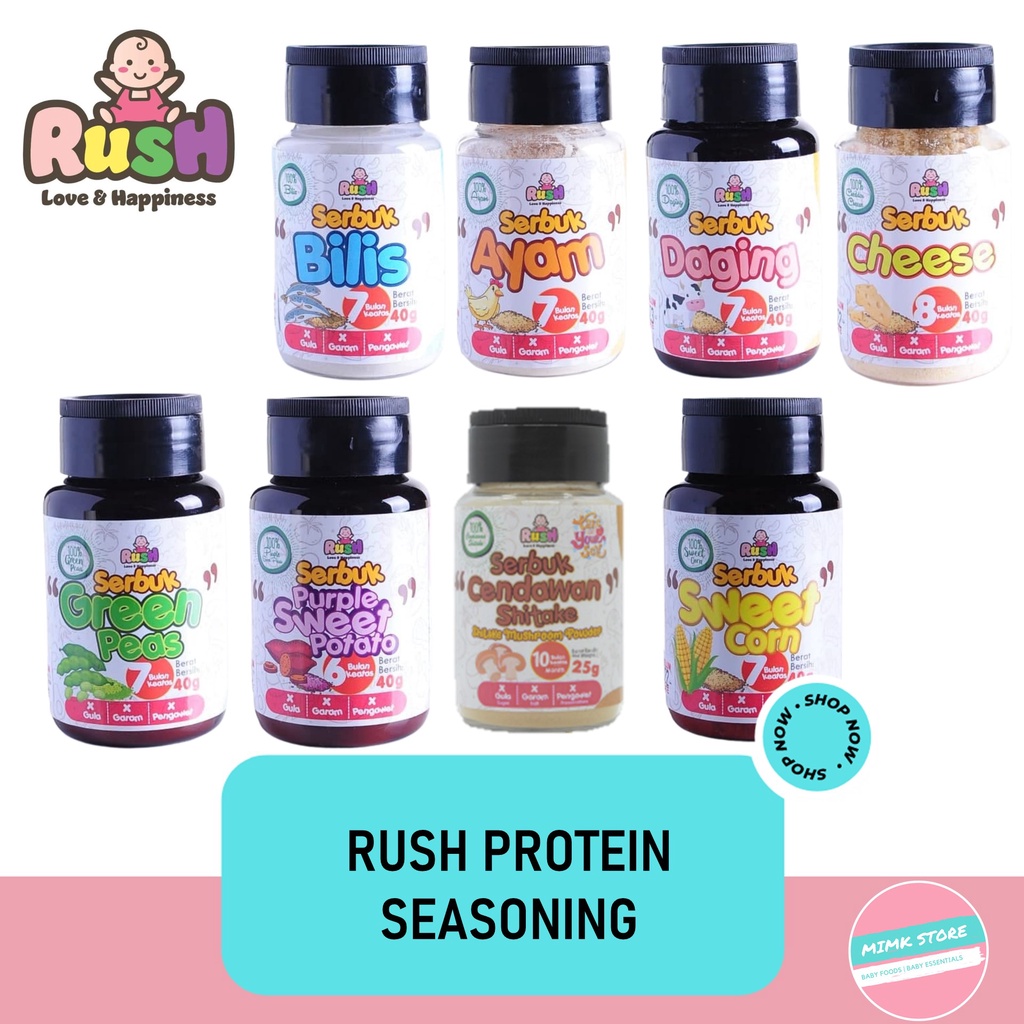 Rush Babyfood Seasoning Powder Protein & Vegetable | Shopee Malaysia