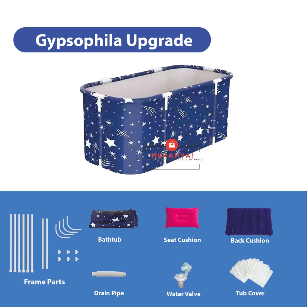 Foldable Bath tub Tab mandi lipat dewasa mudah alih Folding adult kids ...