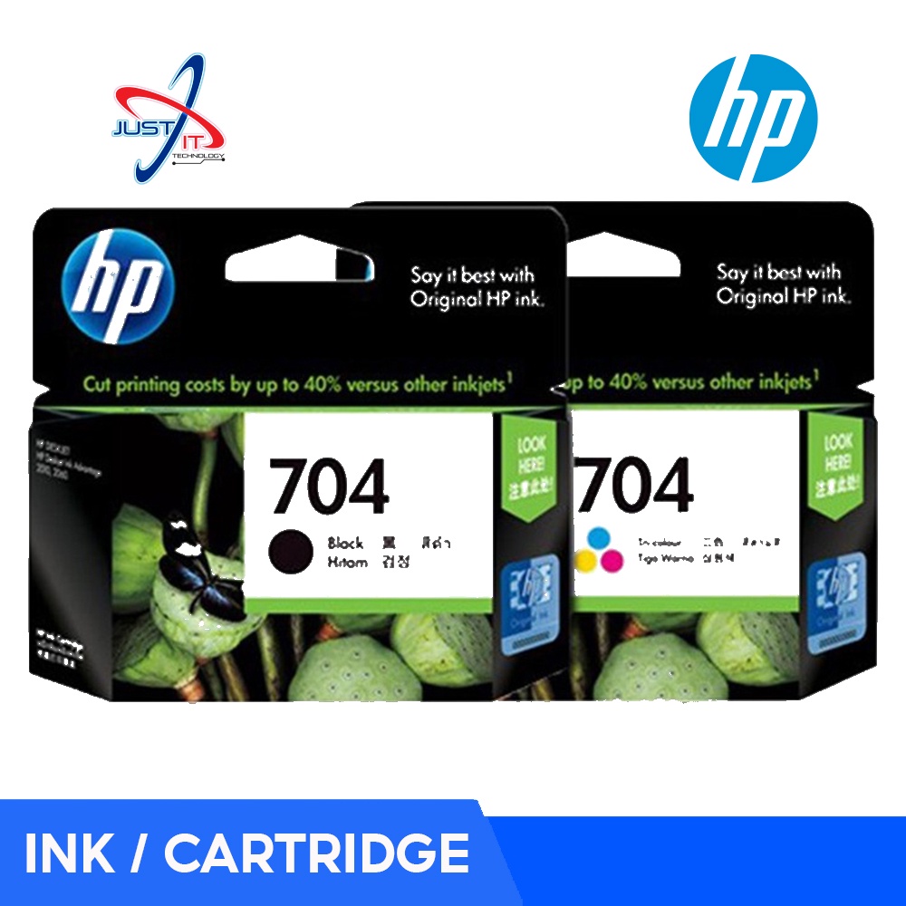 HP 704 BLACK / COLOR INK Cartridge | Shopee Malaysia