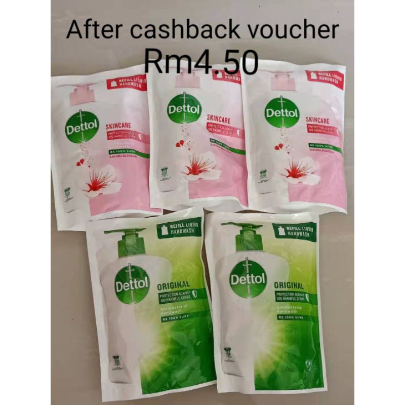 Dettol Hand Wash pouch 225g | Shopee Malaysia