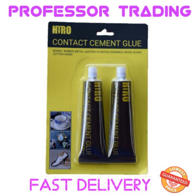 HYRO Contact Cement Glue Strong Rubber Metal Leather Plastics Ceramics ...