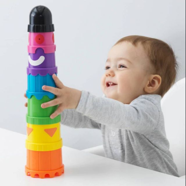 IKEA UPPSTA / MULA Building Beakers Stacking Cup Baby/Kids Education ...