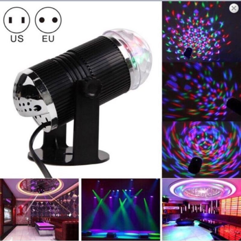 Crystal Led Rotates 7 Colors RGB Cylindrical Discount 220V RHD-43 ...