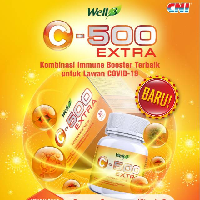 CNI Well 3 C-500 Extra ANTI CORONA ORIGINAL VIT C AND E complete ...