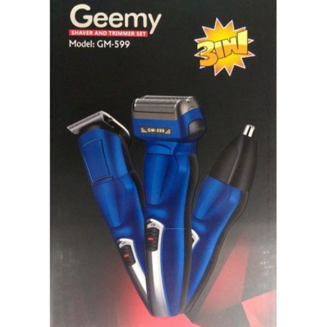 Gemei/Geemy GM-599 and RECHARGEABLE Professional Hair Clipper | Shopee Malaysia