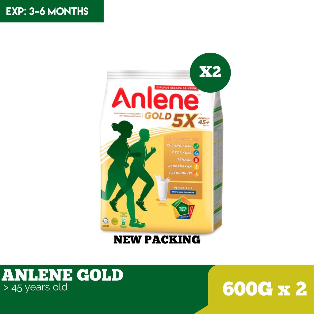 Anlene Gold 600G ( Anlene Gold 600G X 2 packs ) | Shopee Malaysia