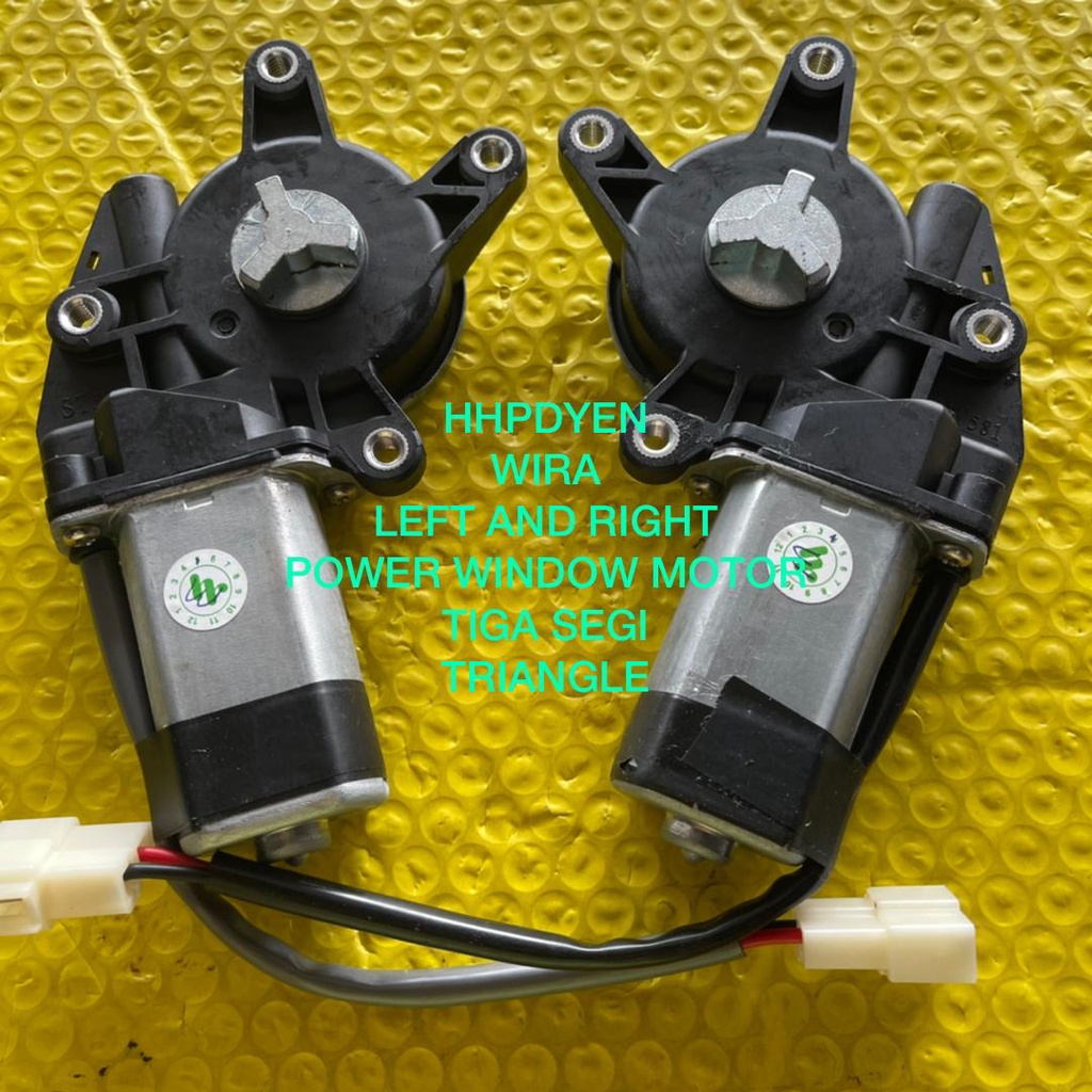 PROTON WIRA FRONT POWER WINDOW MOTOR (LEFT & RIGHT) (TIGA SEGI/TRIANGLE ...