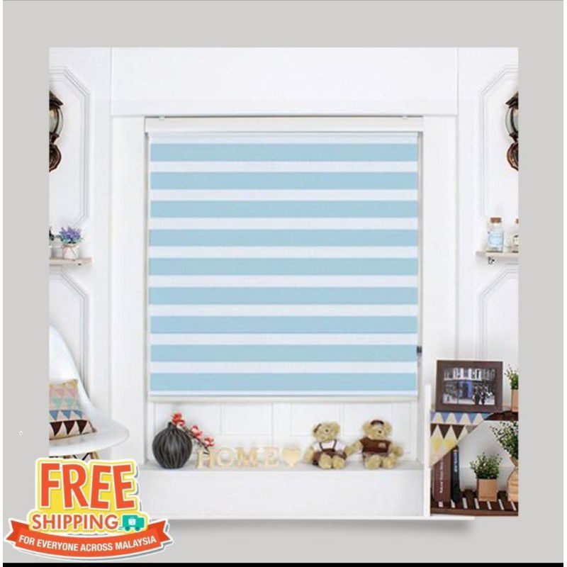 Bidai Tingkap Zebra Window Blind | Factory Price Ready Stock | zebra ...