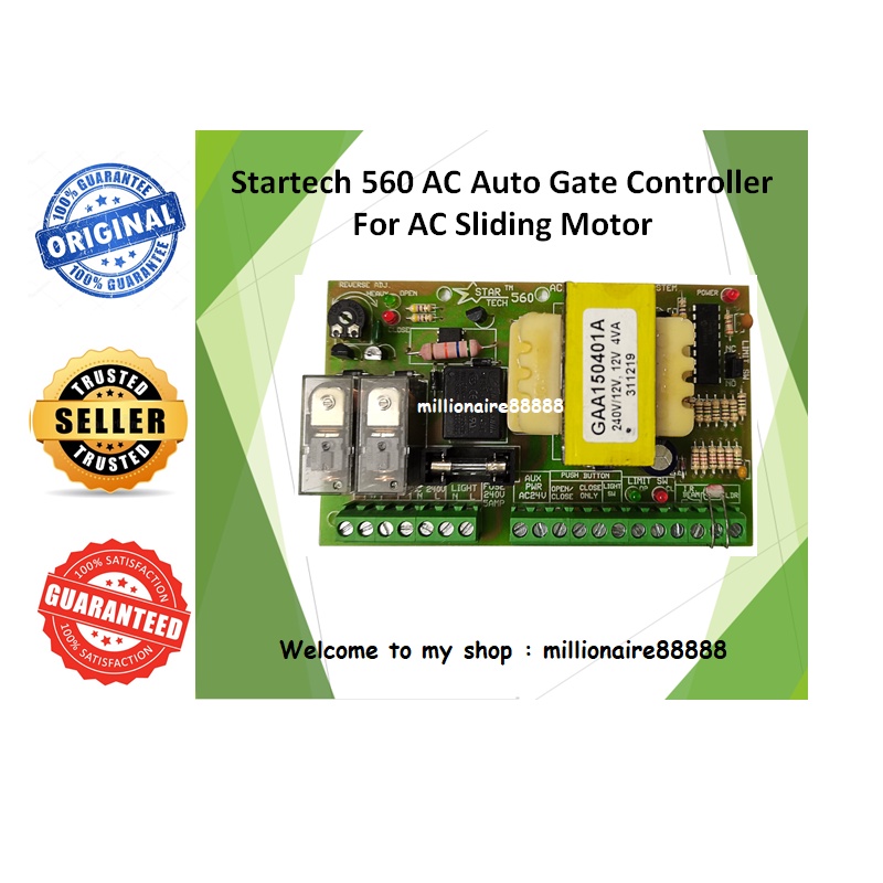 Startech 560 AC Auto Gate Controller for AC Sliding Motor System ...