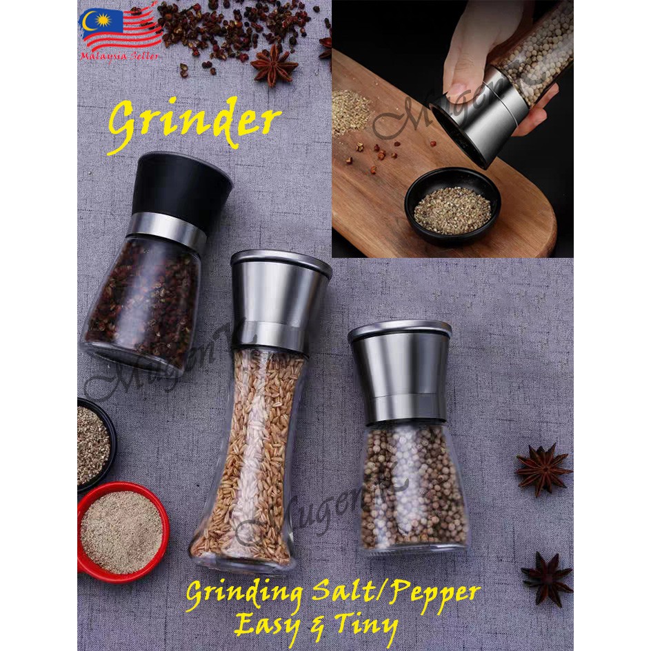 Pepper Grinder Abrader Glass Grinding Salt Pepper Sugar Mill Grinder ...