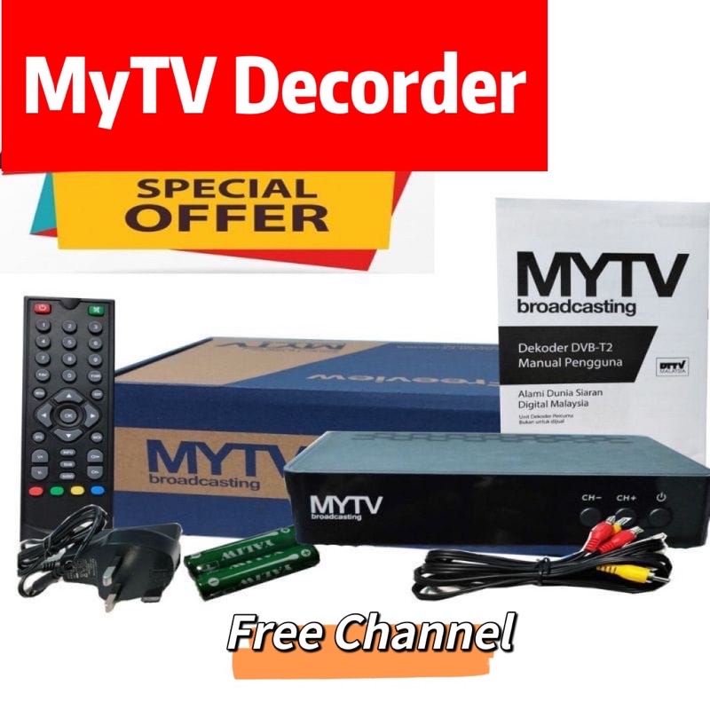 🔥🔥READY STOCK 🔥🔥（Hot Item）MyTV Decoder DVB T2 HD TV Digital Freeview ...