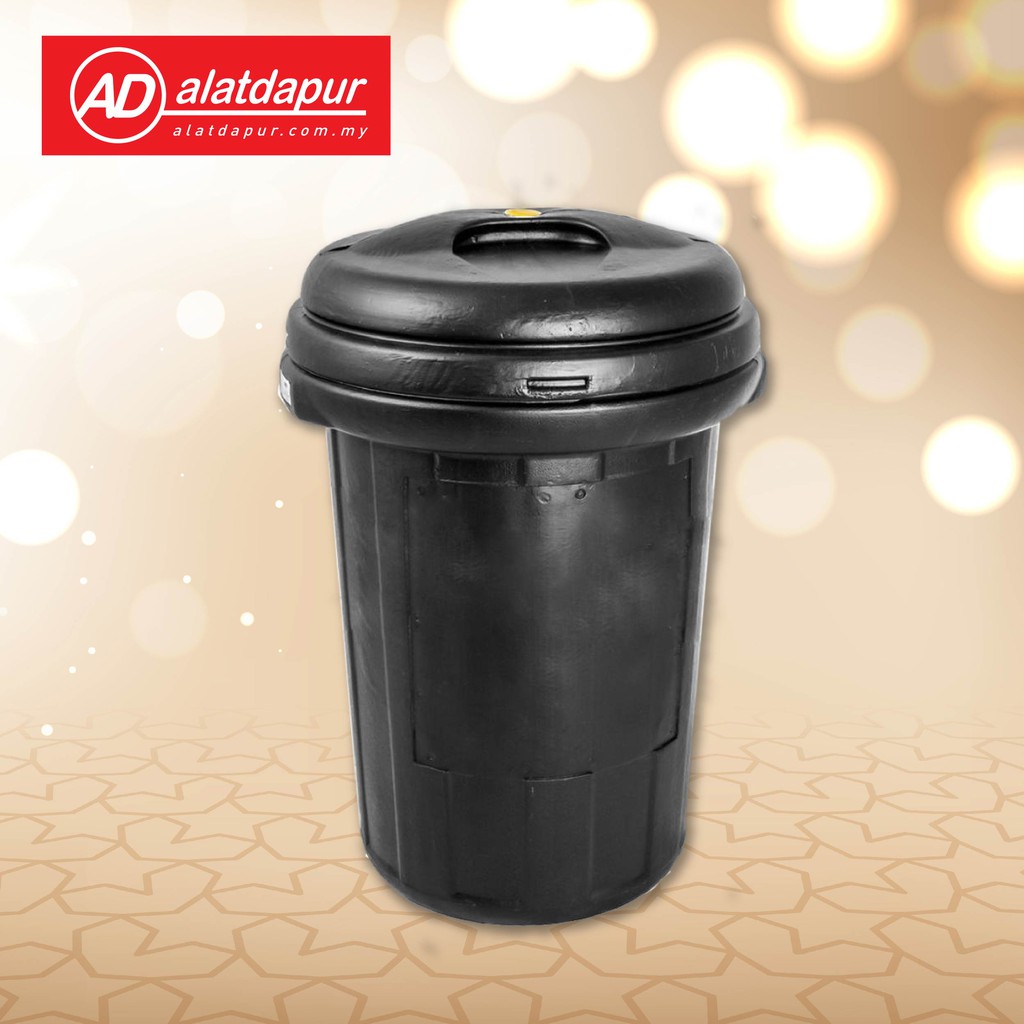 90 Litre Fibre Black Dustbin TSP-90 | Shopee Malaysia