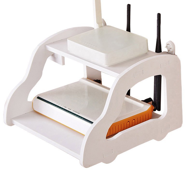 Router Modem Storage Rack Nail Space Saving Wall Mount | Shopee Malaysia