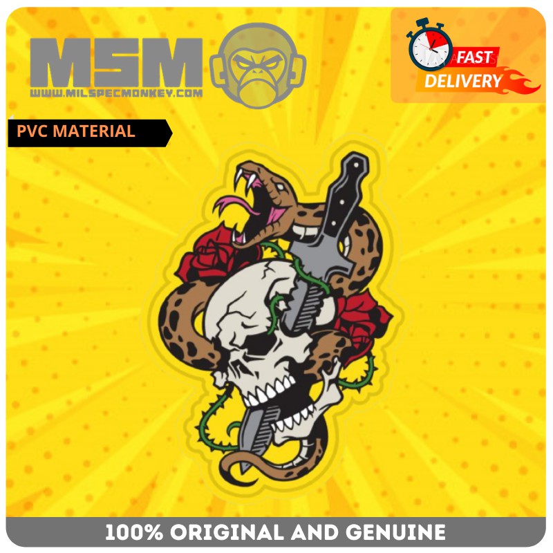 🔥FAST DELIVERY🔥 MSM Skull Snake 1 Morale Patch | Shopee Malaysia