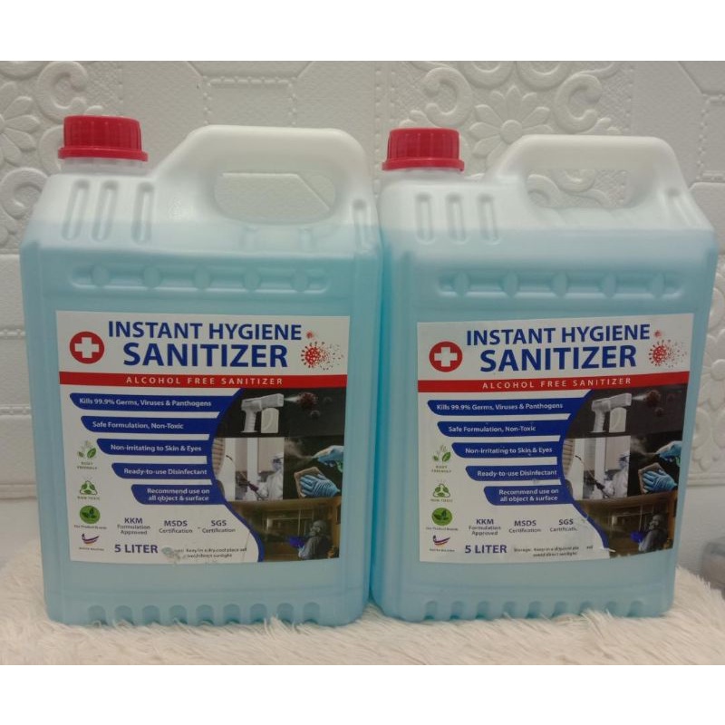 [READY STOCK] 5 Liter Instant Hygiene Hand Sanitizer Liquid ...